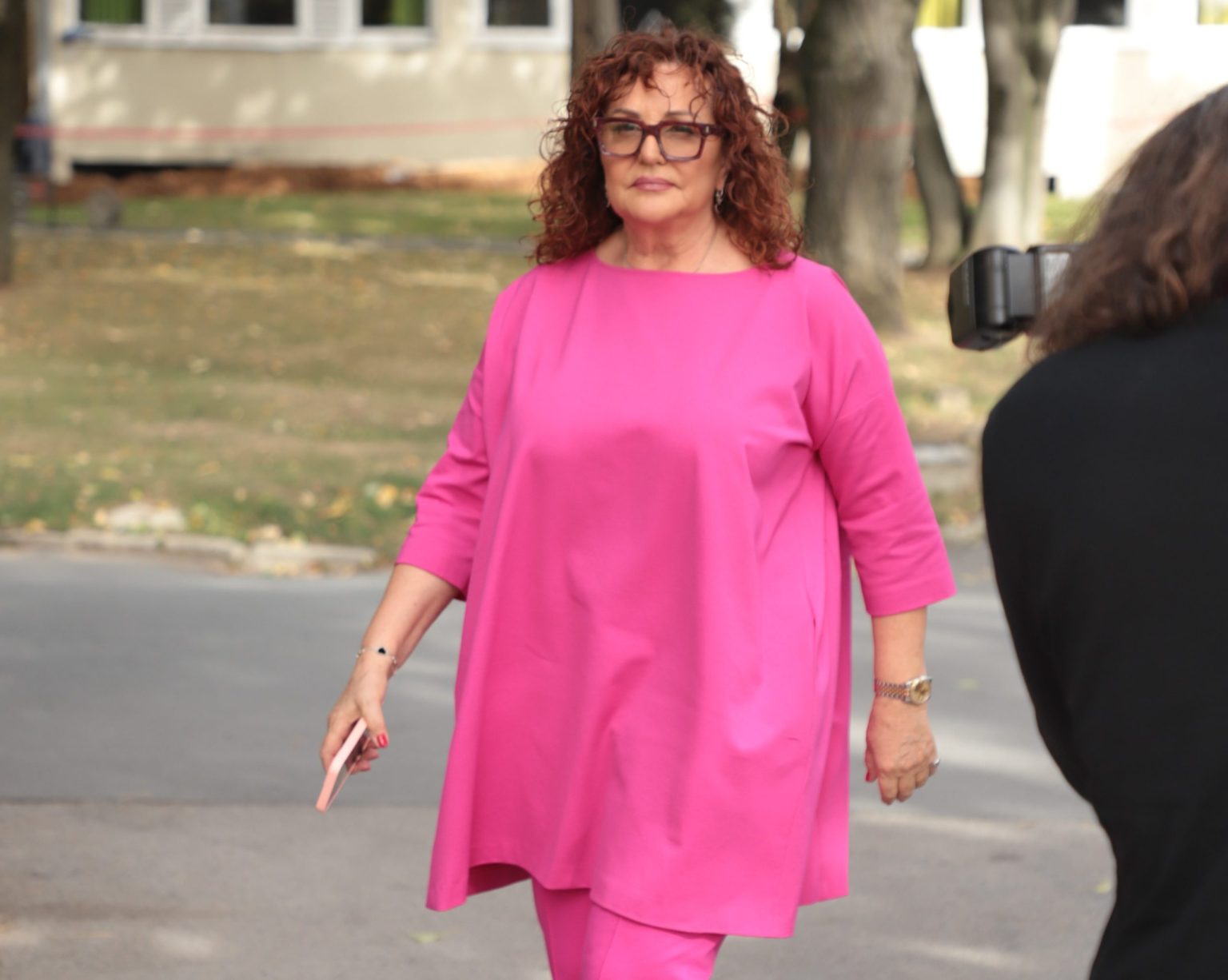 Pevačica Ana Bekuta kao Barbi na snimanju "Zvezda Granda"