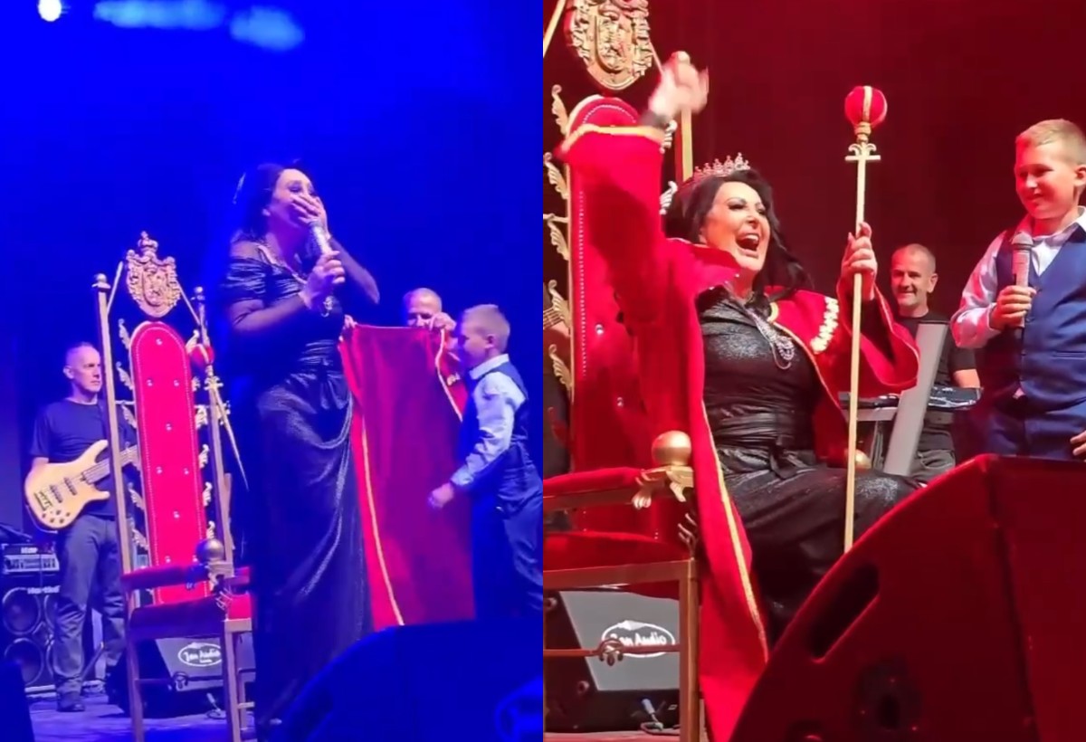 Dragana Mirković krunisana na koncertu, pevačica u suzama VIDEO - Grand Online