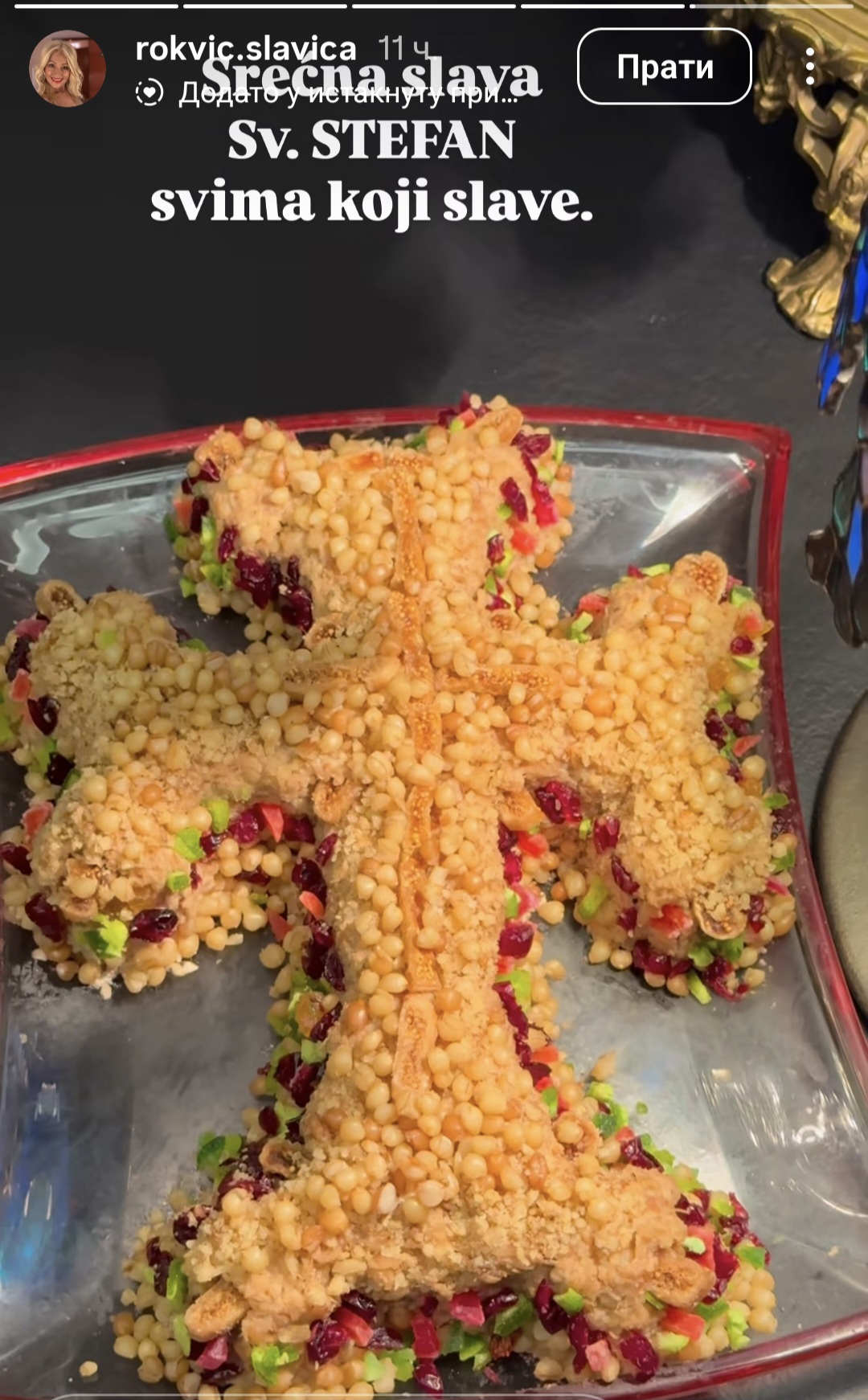 Slavica Rokvić pokazala kakva je domaćica: Slavski kolač, žito, sarma